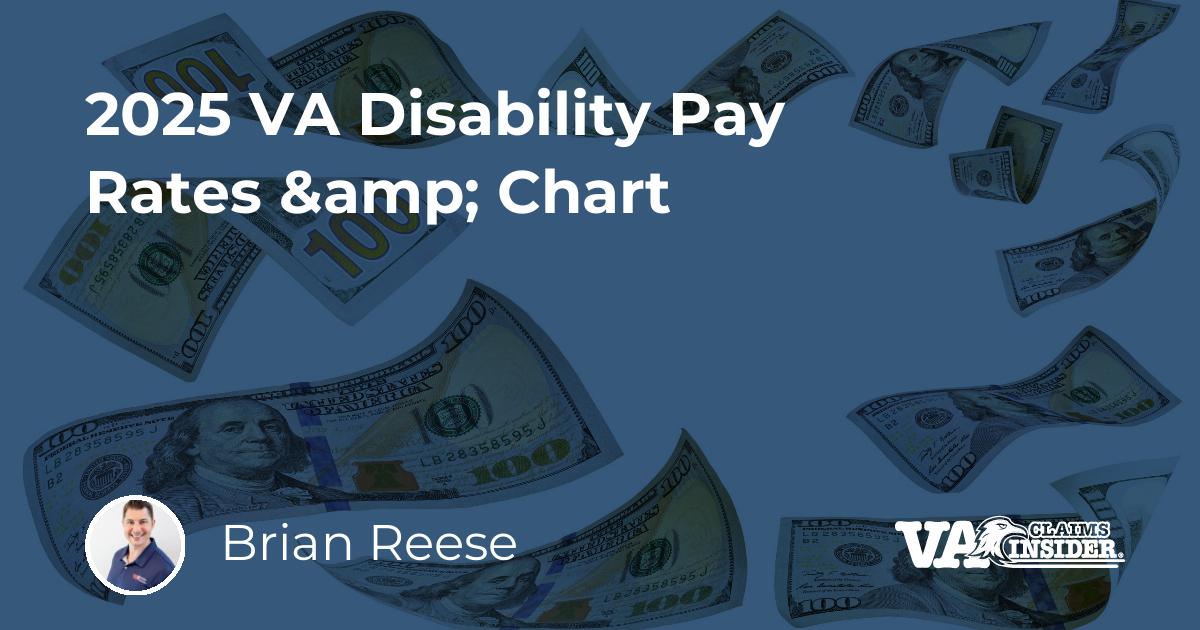 2025 VA Disability Pay Rates & Chart | RallyPoint