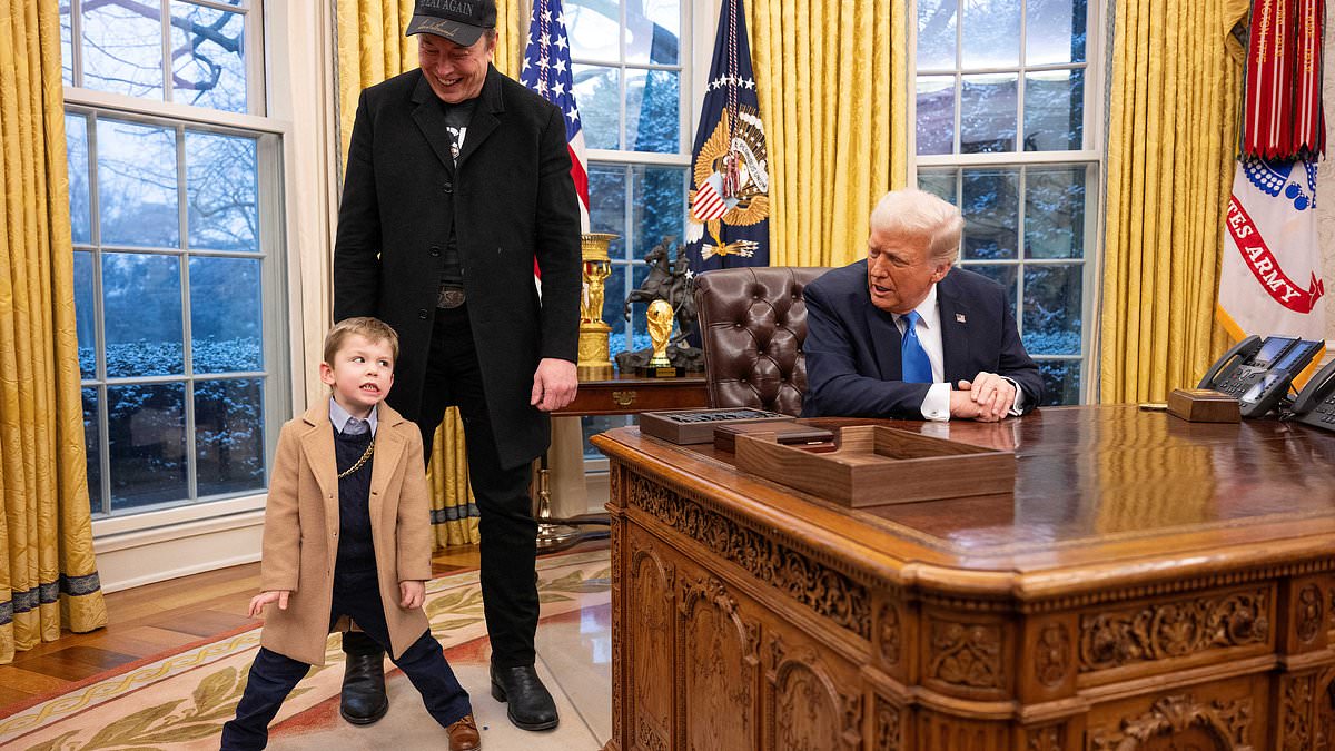 Trump removed Resolute Desk from Oval after Elon Musk's son left gift ...