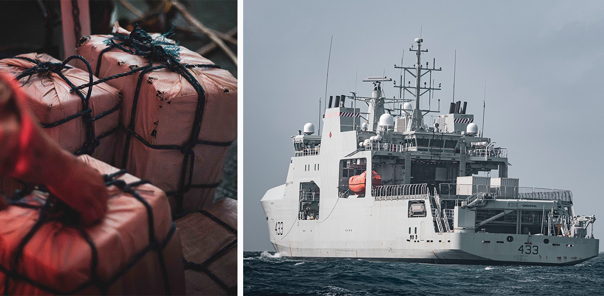 HMCS William Hall Seizes Over 1,300 Kilograms of Cocaine During ...