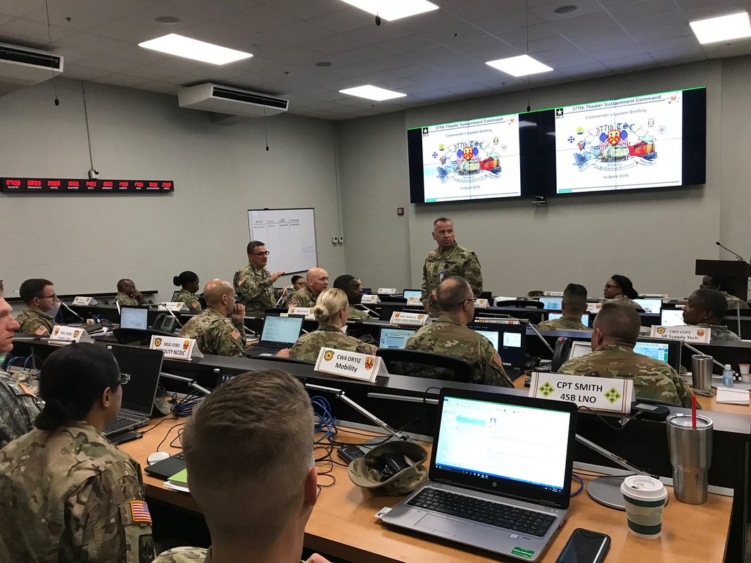 Sustainment operations for Exercise Vigilant Resolve / Guardian ...