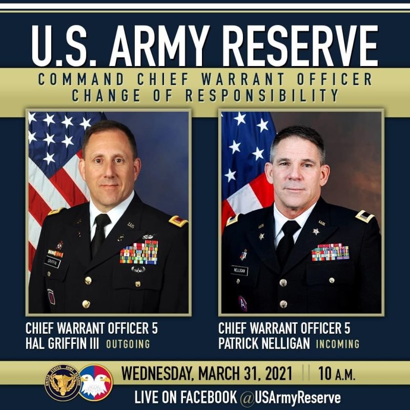 U.S. Army Reserve Command Chief Warrant Officer Change of ...