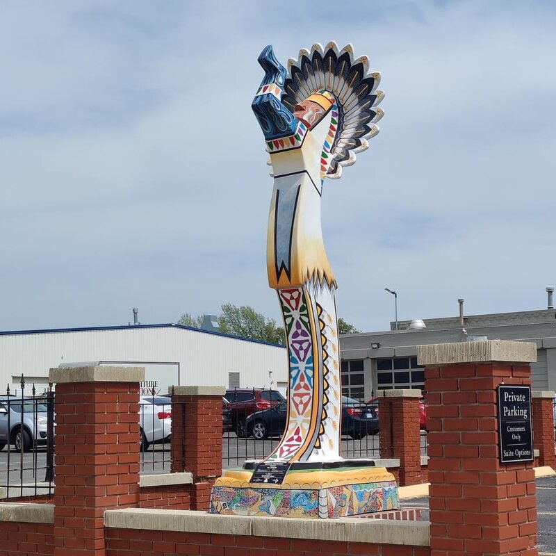 These mini keepers were decorated by different artists and placed ...