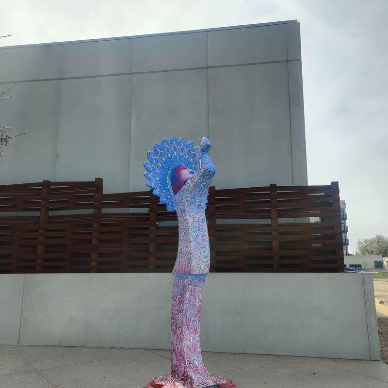 These mini keepers were decorated by different artists and placed ...