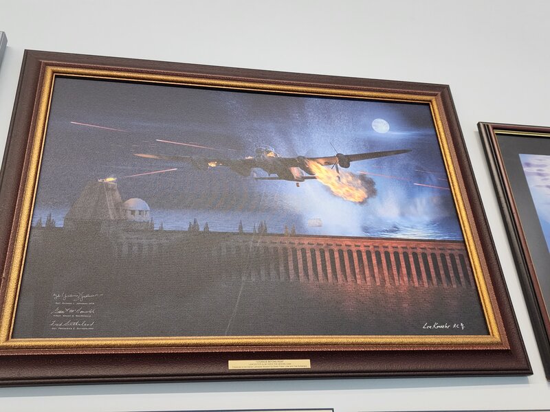 These are some paintings that I saw at the Bomber Command Museum in ...