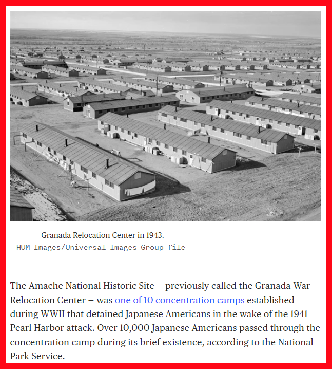 Japanese American prison camp site in Colorado is now a national park ...